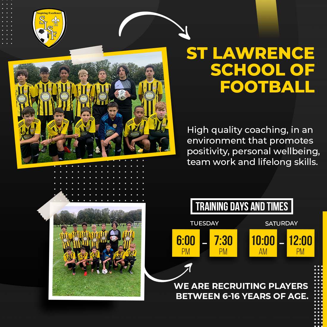 Home - St Lawrence School Of Football – Inspiring Excellence